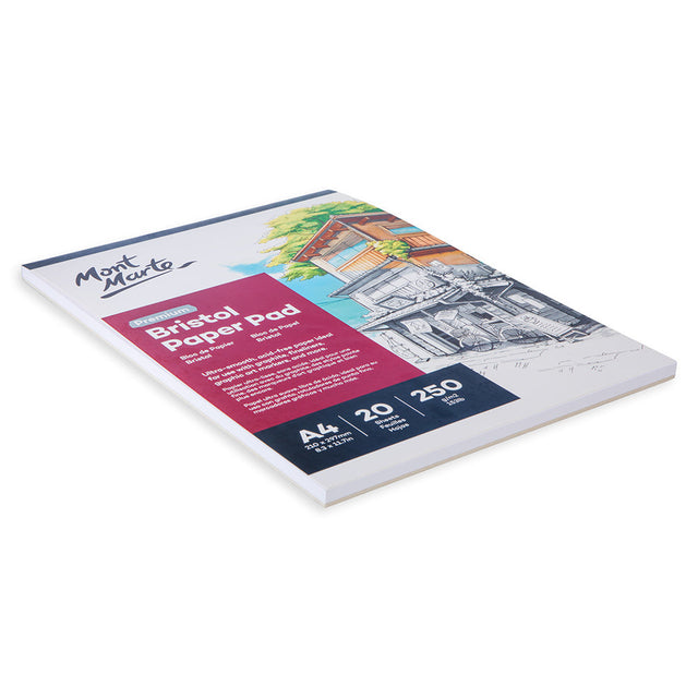 გრაფიკის სახატავი სკეჩპადი MM Bristol Paper Pad A4 250gsm 20 Sheets ...