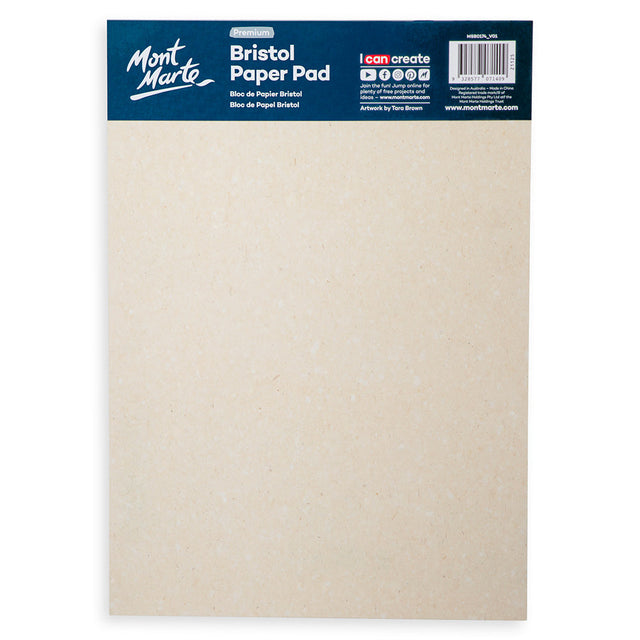 გრაფიკის სახატავი სკეჩპადი MM Bristol Paper Pad A4 250gsm 20 Sheets ...