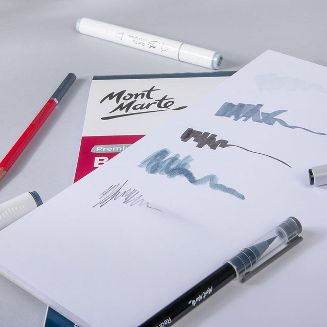 გრაფიკის სახატავი სკეჩპადი MM Bristol Paper Pad A4 250gsm 20 Sheets ...