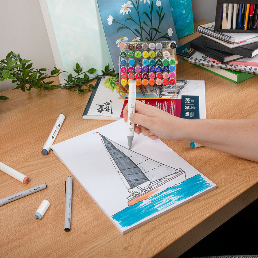 MM Bristol Paper Pad A4 250gsm 20 Sheets – LUMINO