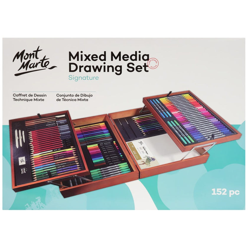 Drawing set (152 items) - MontMarte Mixed Media Drawing Set 152pc – LUMINO
