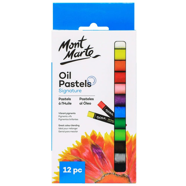 Oil pastels - MM Oil Pastels 12pc – LUMINO